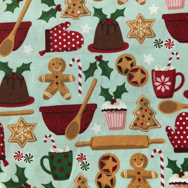 Gingerbread Fabric - Etsy