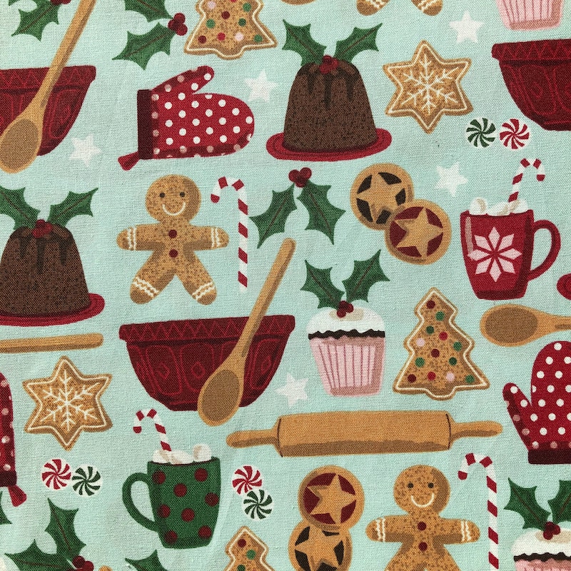 Gingerbread Fabric - Etsy