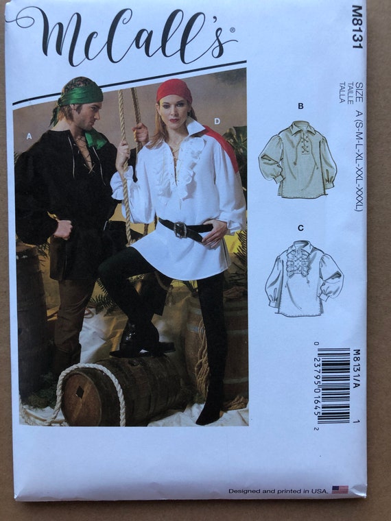 Womens Pirate Shirt Pattern