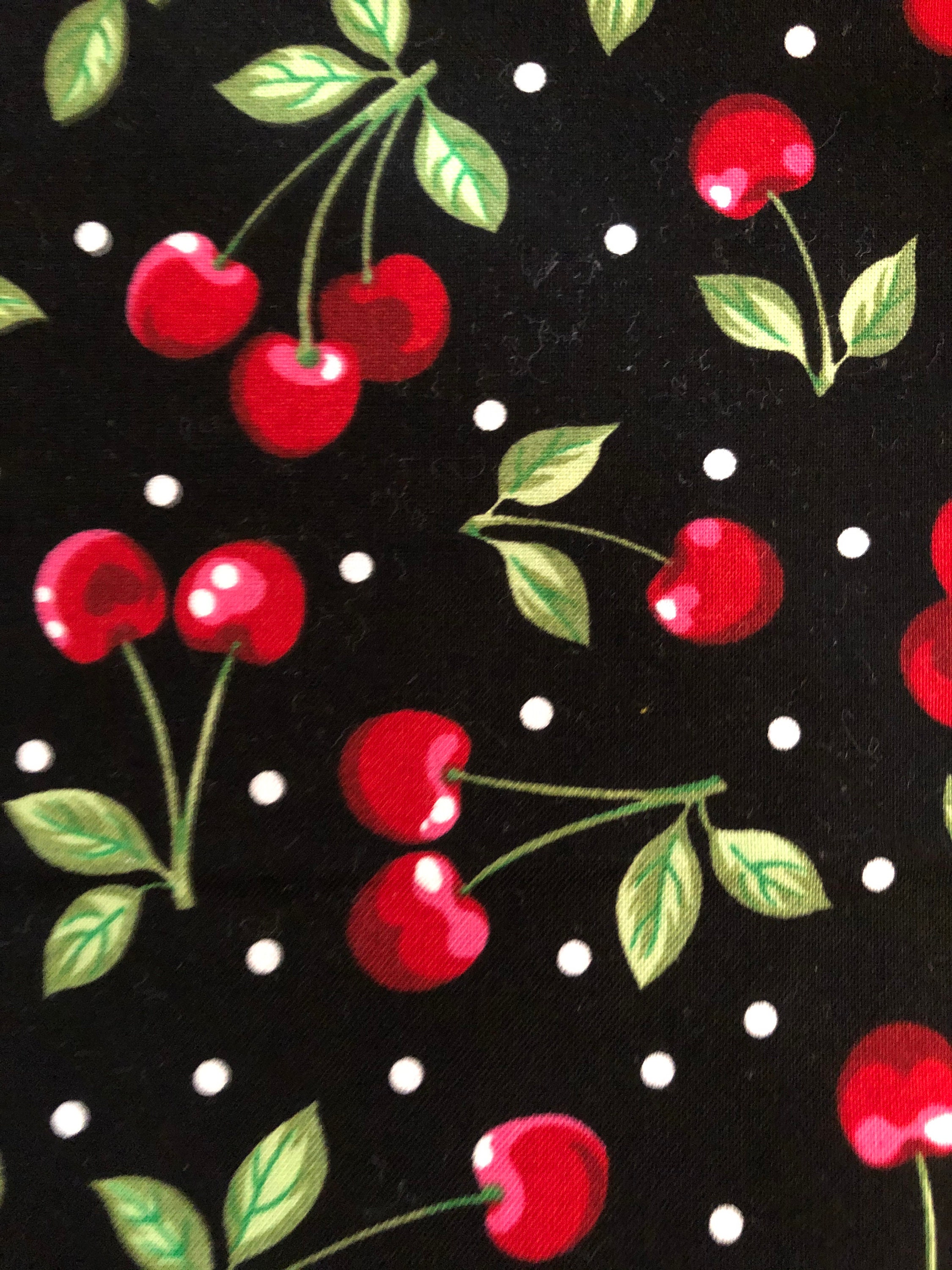 Cherry Fabric - Etsy