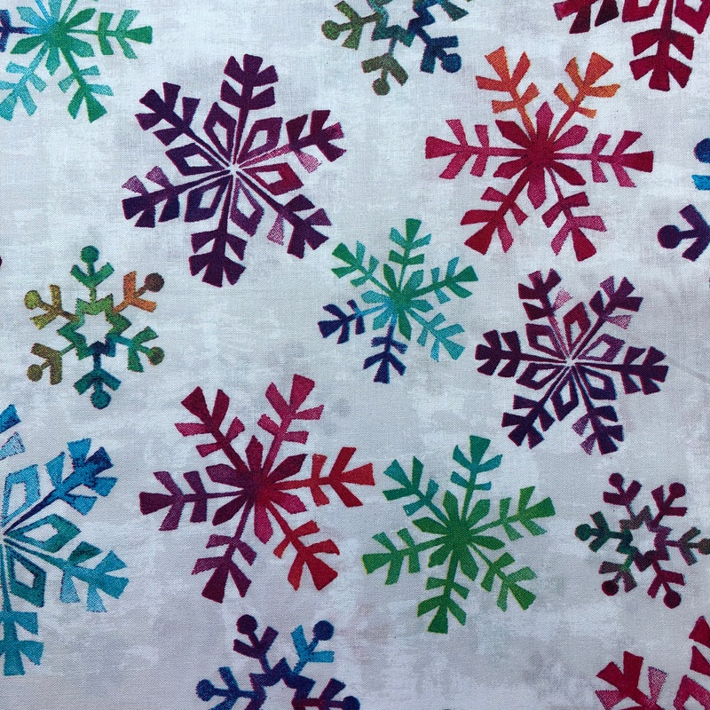 Snowflake Fabric - Etsy