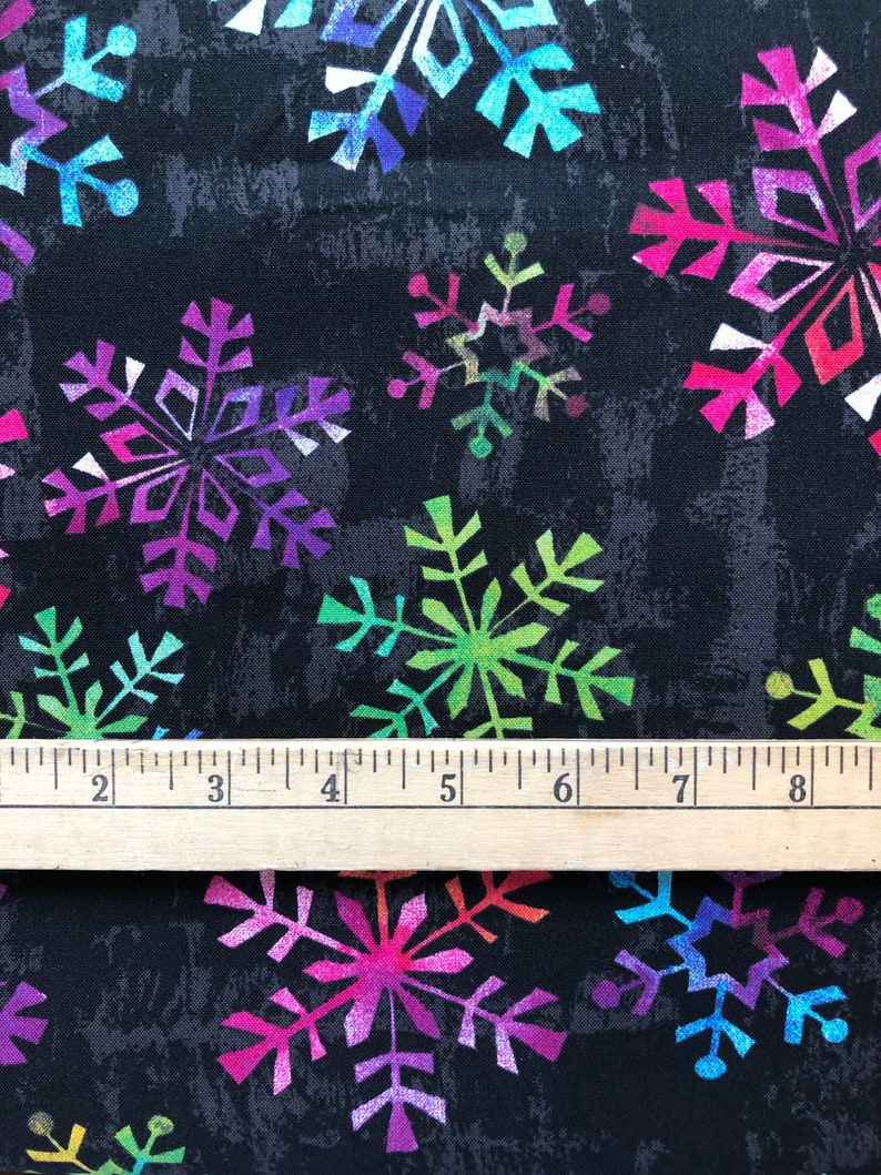 Snowflake Christmas Fabric - Etsy