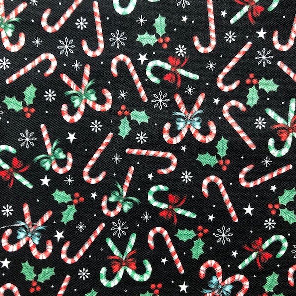 Candy Cane Fabric - Etsy