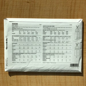 Simplicity S9590 Women's Overalls Pattern Overalls Sewing Pattern - Etsy