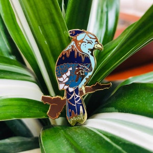 Constellation Bluejay Hard Enamel Pin - Lapel Pin - Badge - Etsy