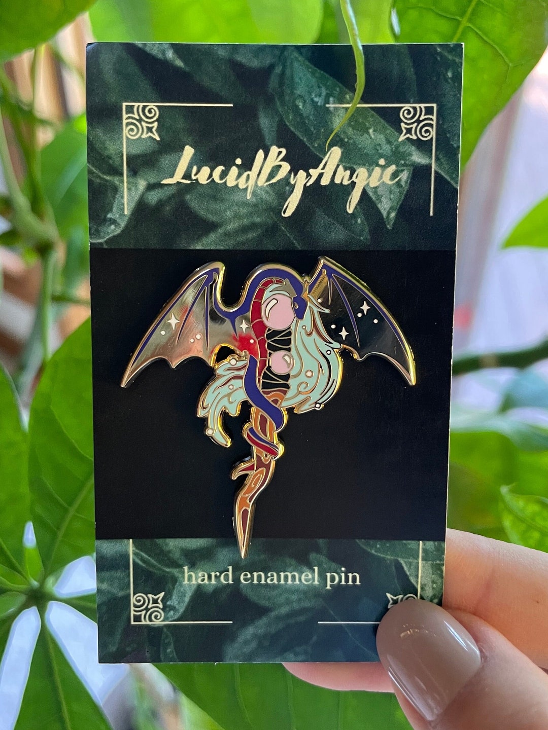 Hard Enamel Pin- Dragon Staff | Lapel | Brooch | Dnd - Etsy