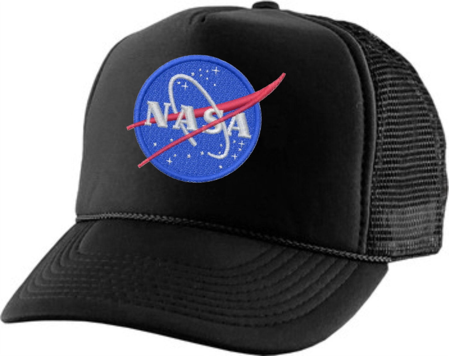 Metal Logo Nasa Hat