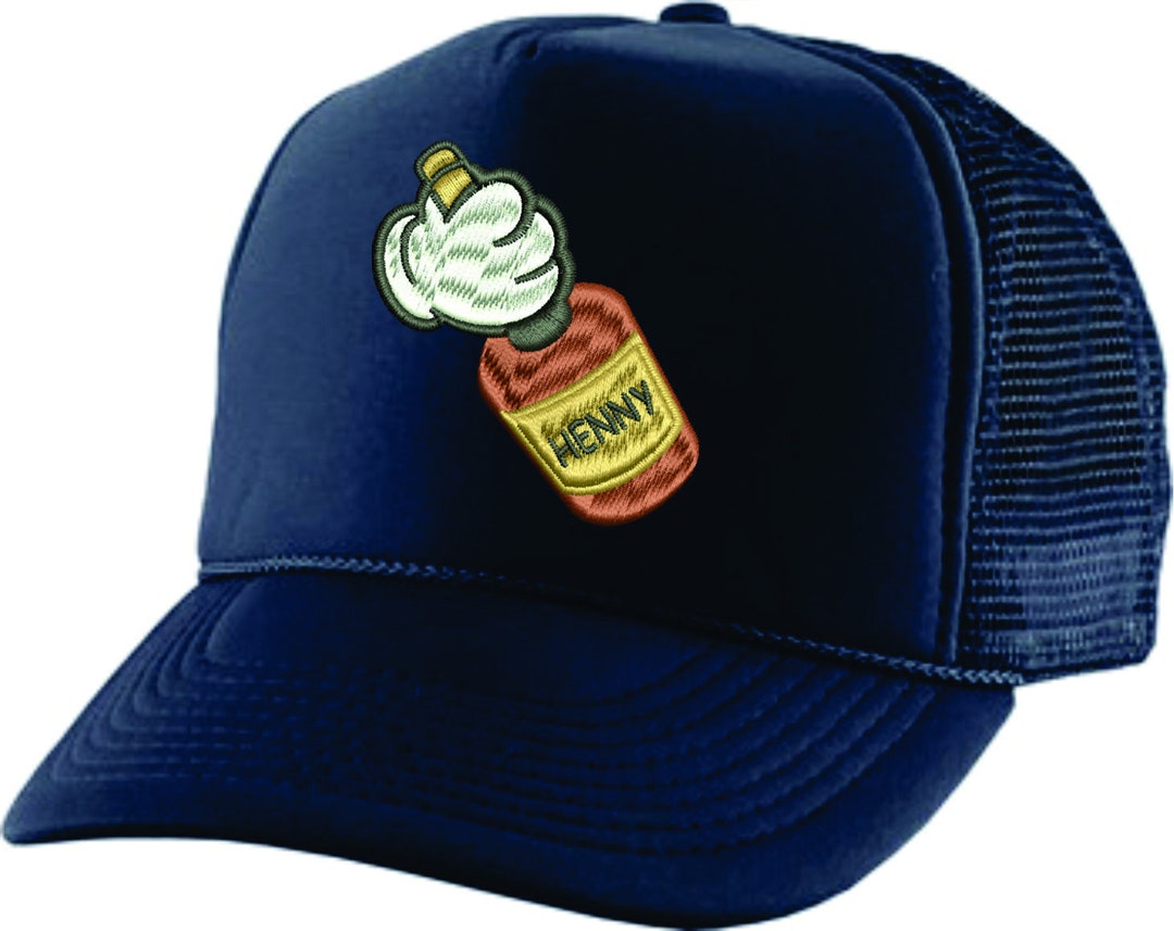 Henny Trucker Hat Embroidered Baseball Cap Adjustable Snapback Cute ...