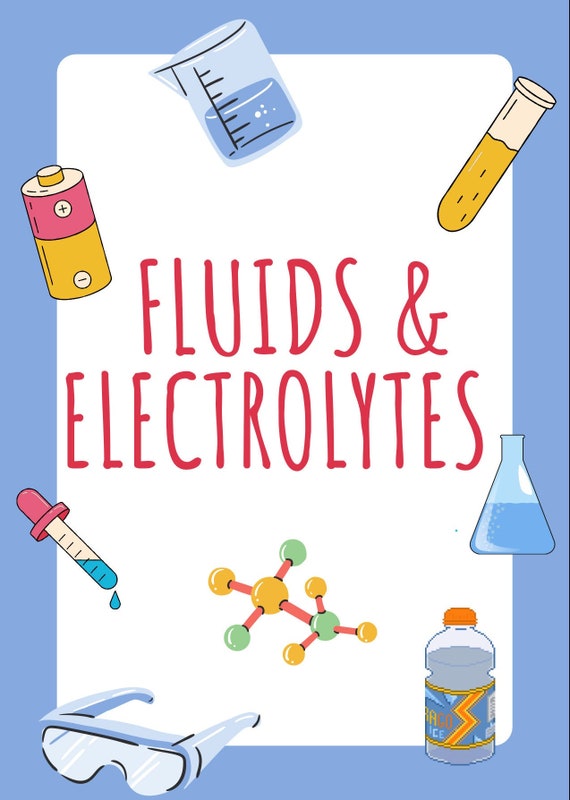 Nursing Notes: Fluid & Electrolytes - Etsy