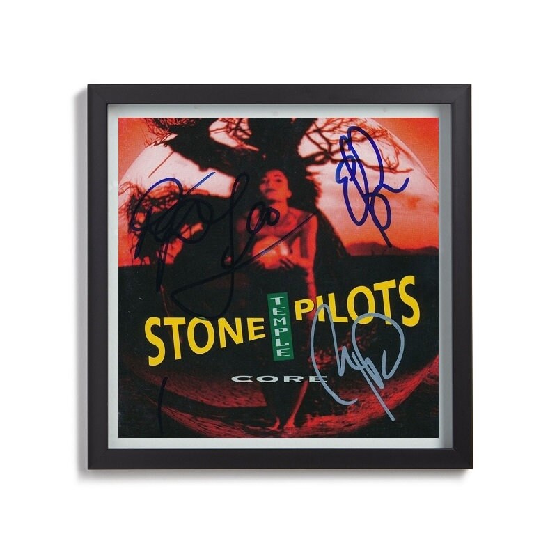Autographed Core Record Album LP Cover Replica STP Perfect Gift Idea ...