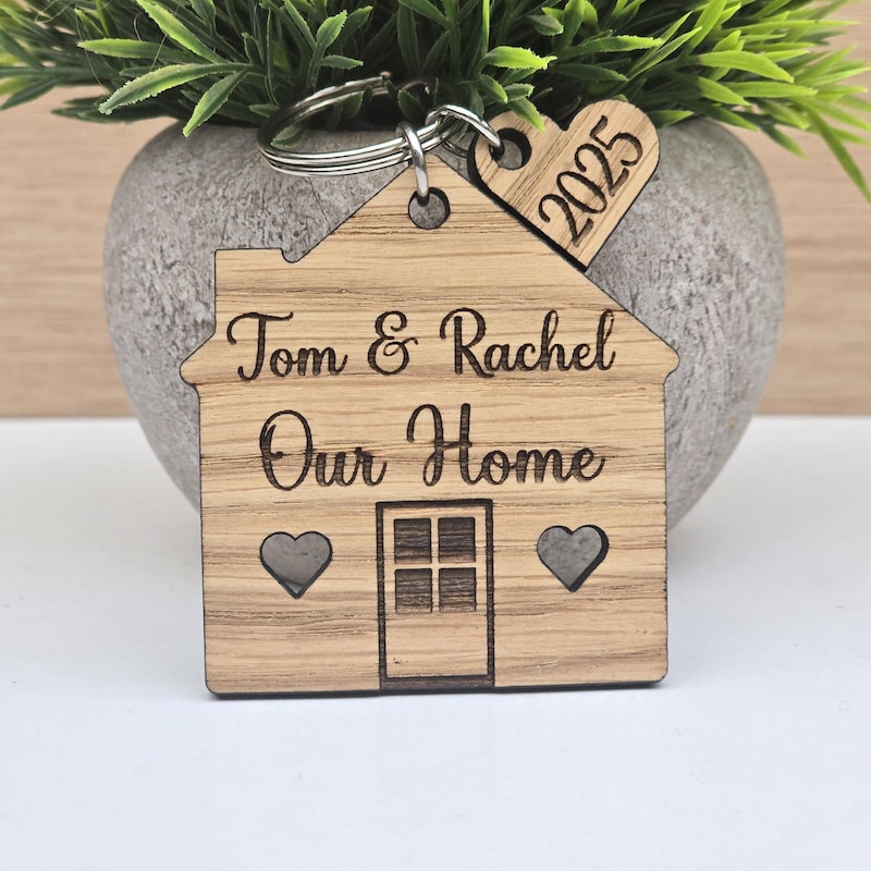 New Home Keyring - Etsy UK