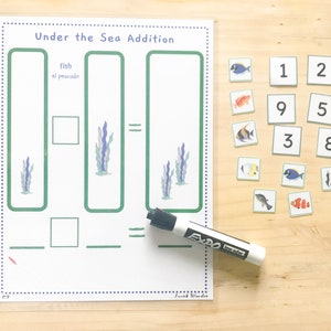 Math Activity Worksheet, Busy Binder, Busy Book, Kindergarten ...