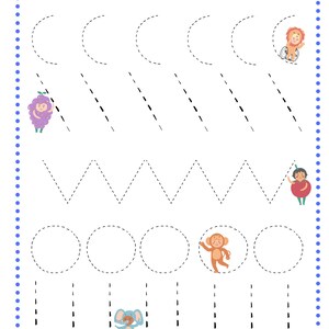 Tracing Activity, Busy Binder, Worksheet, Writing, Preschool, Pre K ...