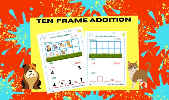 Math Activity Worksheet Busy Binder Kindergarten Pre K | Etsy