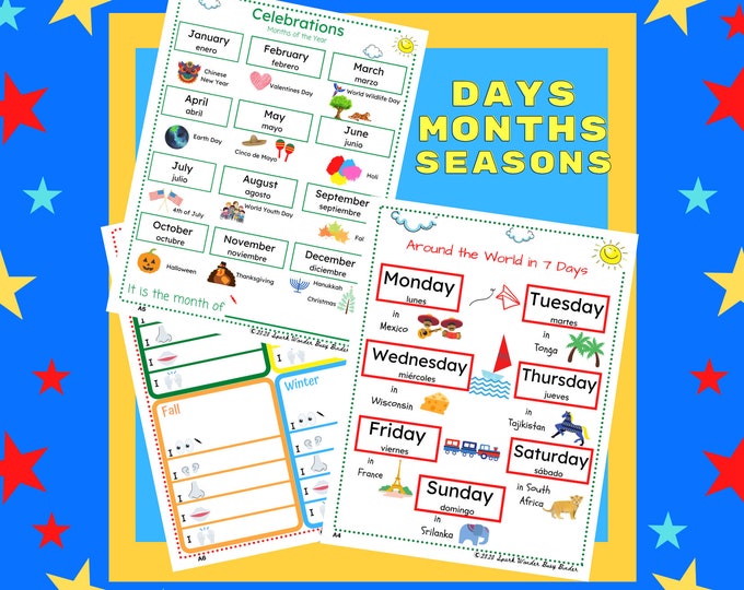 Visual Schedule Busy Book Printable Activity: Today Is - Etsy Canada