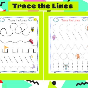 Tracing Activity, Busy Binder, Worksheet, Writing, Preschool, Pre K ...