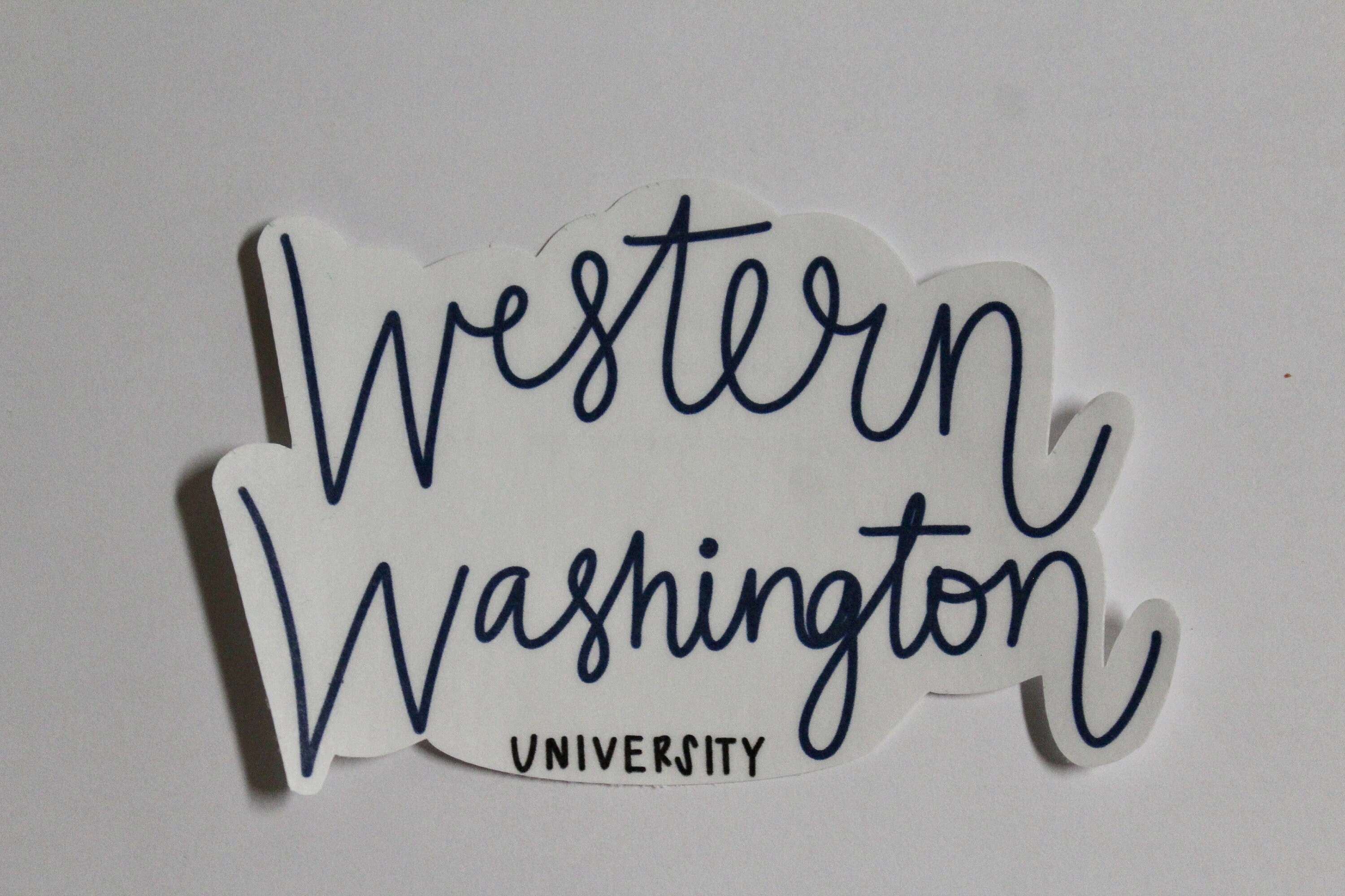 Western Washington University Sticker Water Resistant | Etsy