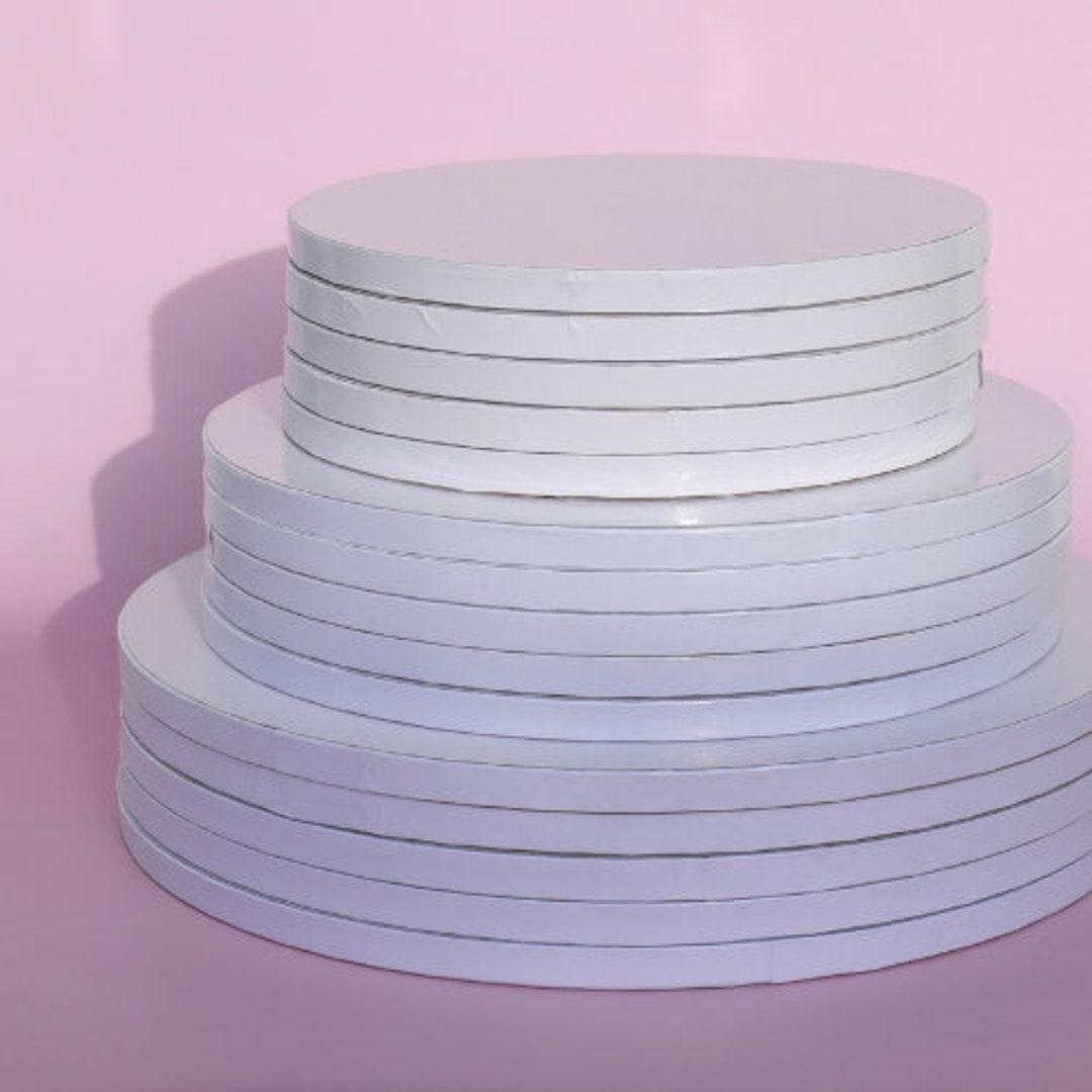 Cake Drum White 20 Cm Cake Drum White 25 Cm Cake Drum White 30 Cm Round ...