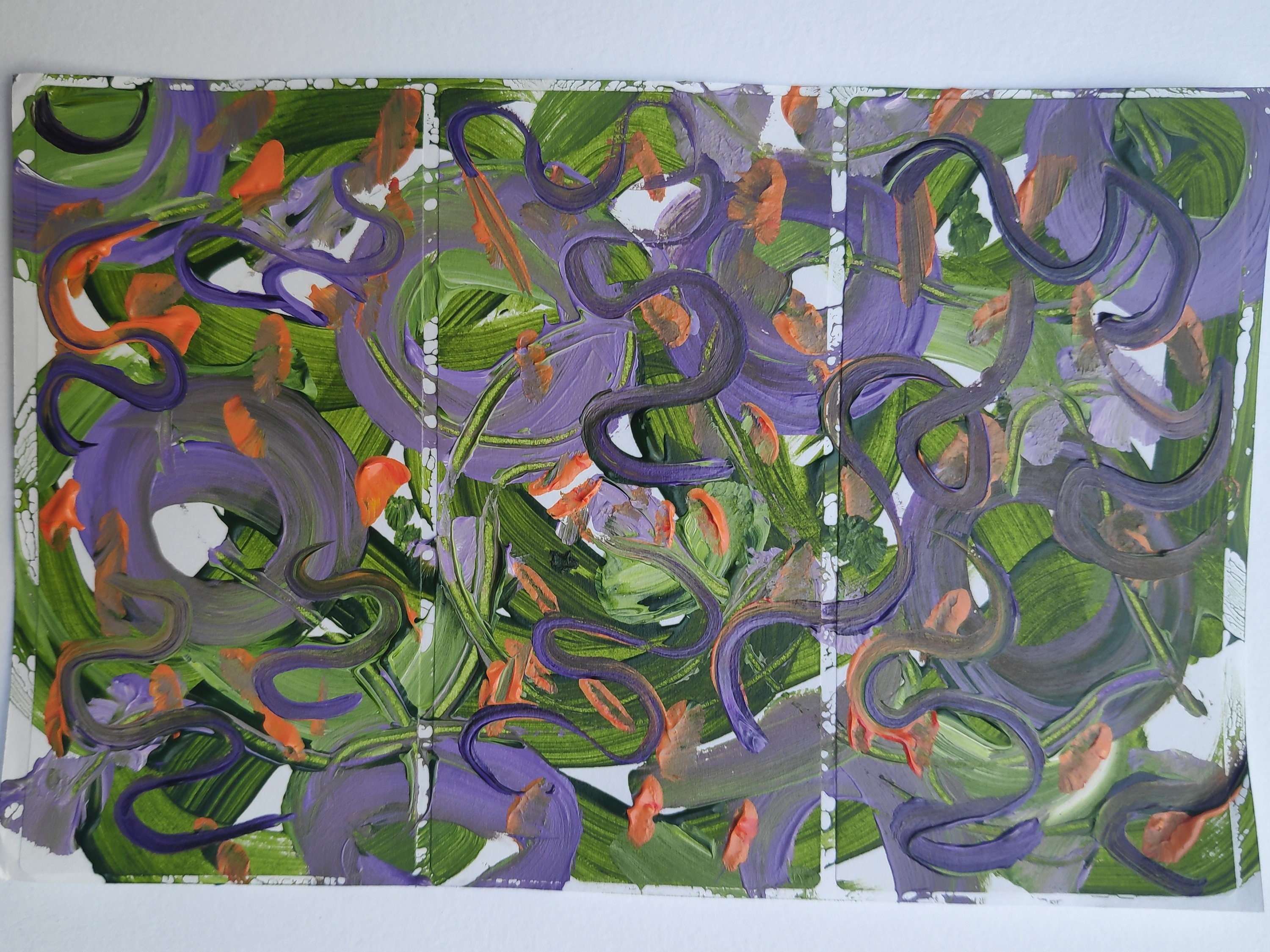 Abstract Art Stickers collection of Six - Etsy