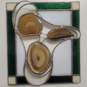 Stained Glass With Geodes - Multiple Designs - Etsy