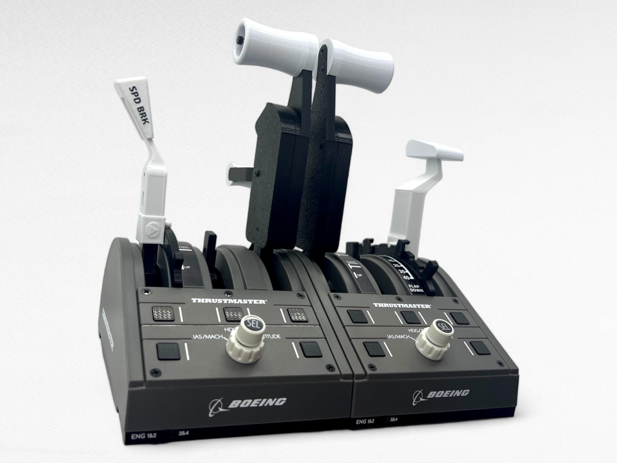 Boeing 777 Thrust Lever Set for Thrustmaster TCA - Flight Simulator Mod ...