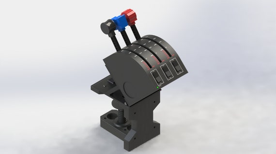 Angled Throttle Stand for Saitek Throttle Quadrant Homecokpit | Etsy