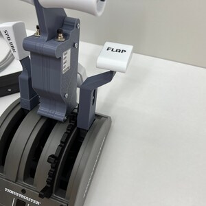 Boeing 737 Combined Gray Throttle Levers Set for Thrustmaster TCA Quadrant Boeing Edition ...