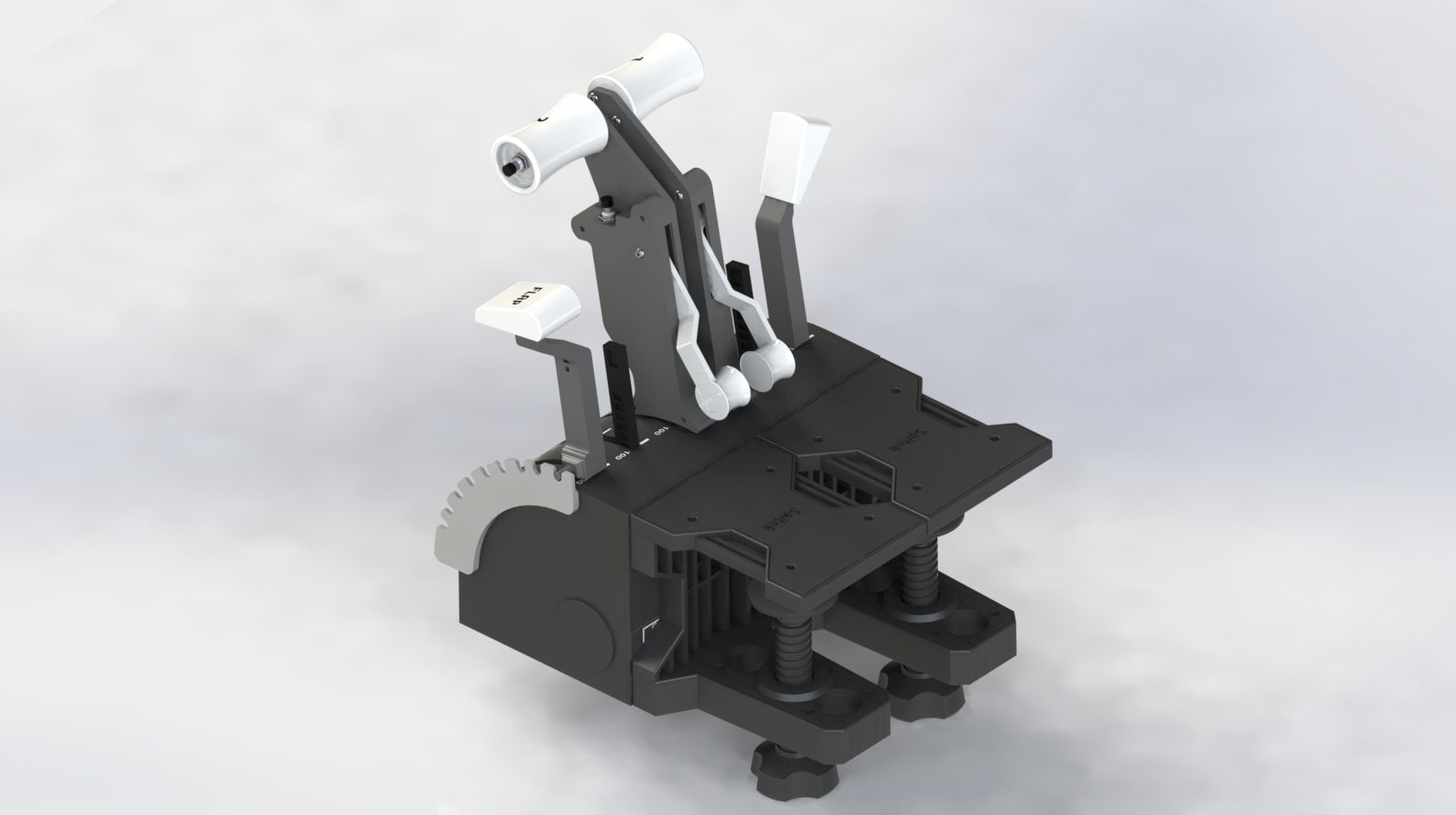 Boeing 737 Thrust Levers for Saitek: Flight Simulator Upgrade (3D ...