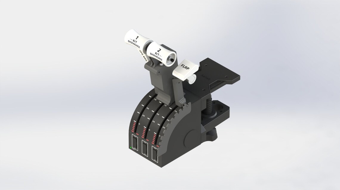 Boeing 737 Thrust Lever for Saitek - Flight Simulator Upgrade (3D ...