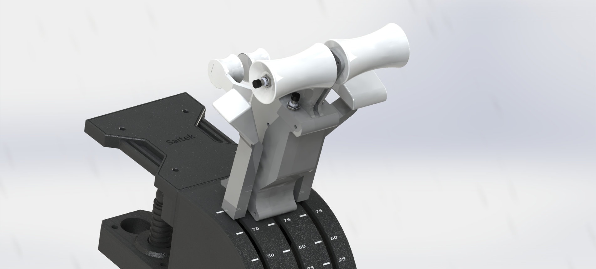 Boeing 737 Saitek Throttle Quadrant Levers, Thrust Levers, 3D Printable ...