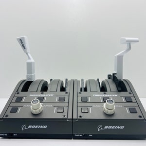 Boeing 737 Throttle Levers for Thrustmaster TCA Quadrant Boeing Edition ...