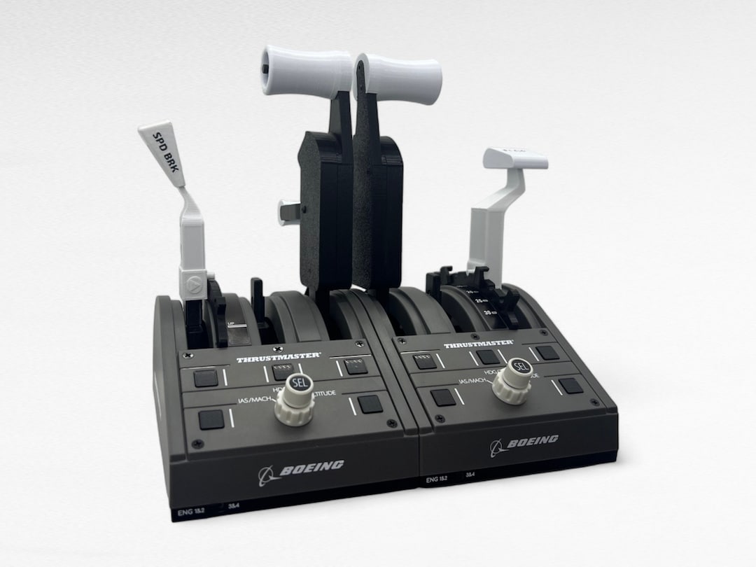 Boeing 777 Thrust Lever Set for Thrustmaster TCA - Flight Simulator Mod ...