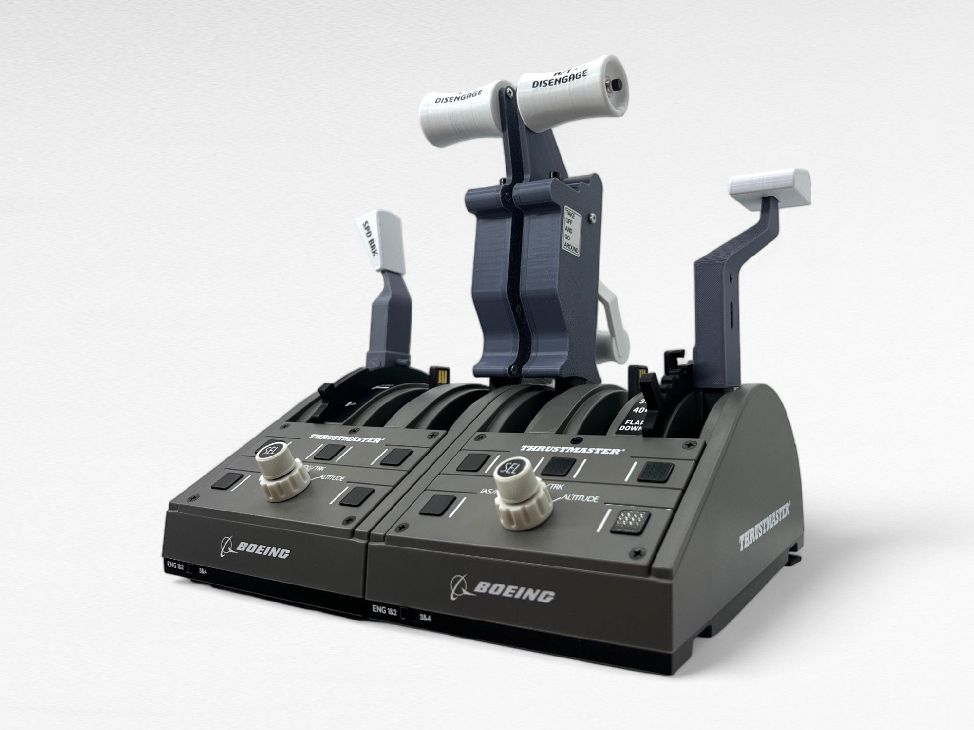 Boeing 737 Throttle Levers for Thrustmaster TCA Quadrant Boeing Edition ...