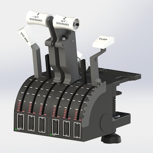 Boeing 737 Thrust Levers for Saitek: Flight Simulator Upgrade (3D ...