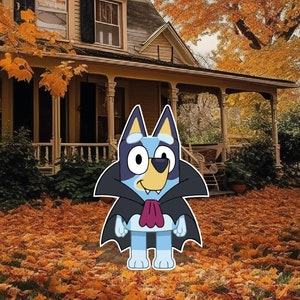 Bingo and Bluey Halloween Yard Decorations! Yard Sign - Etsy