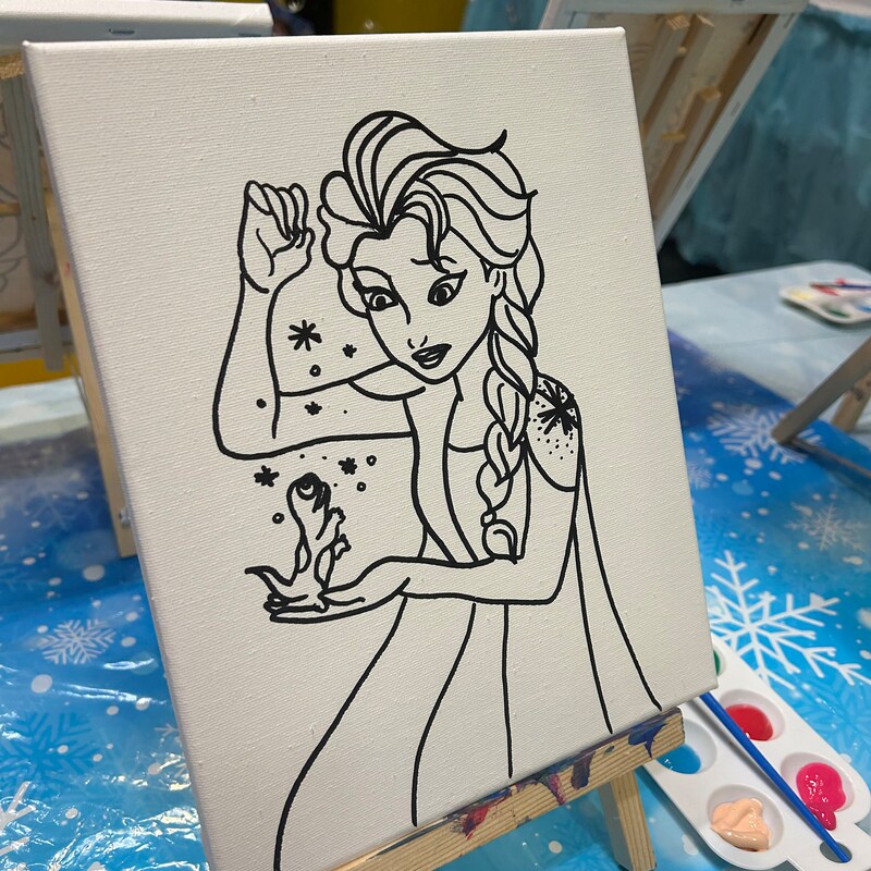 Frozen Painting - Etsy