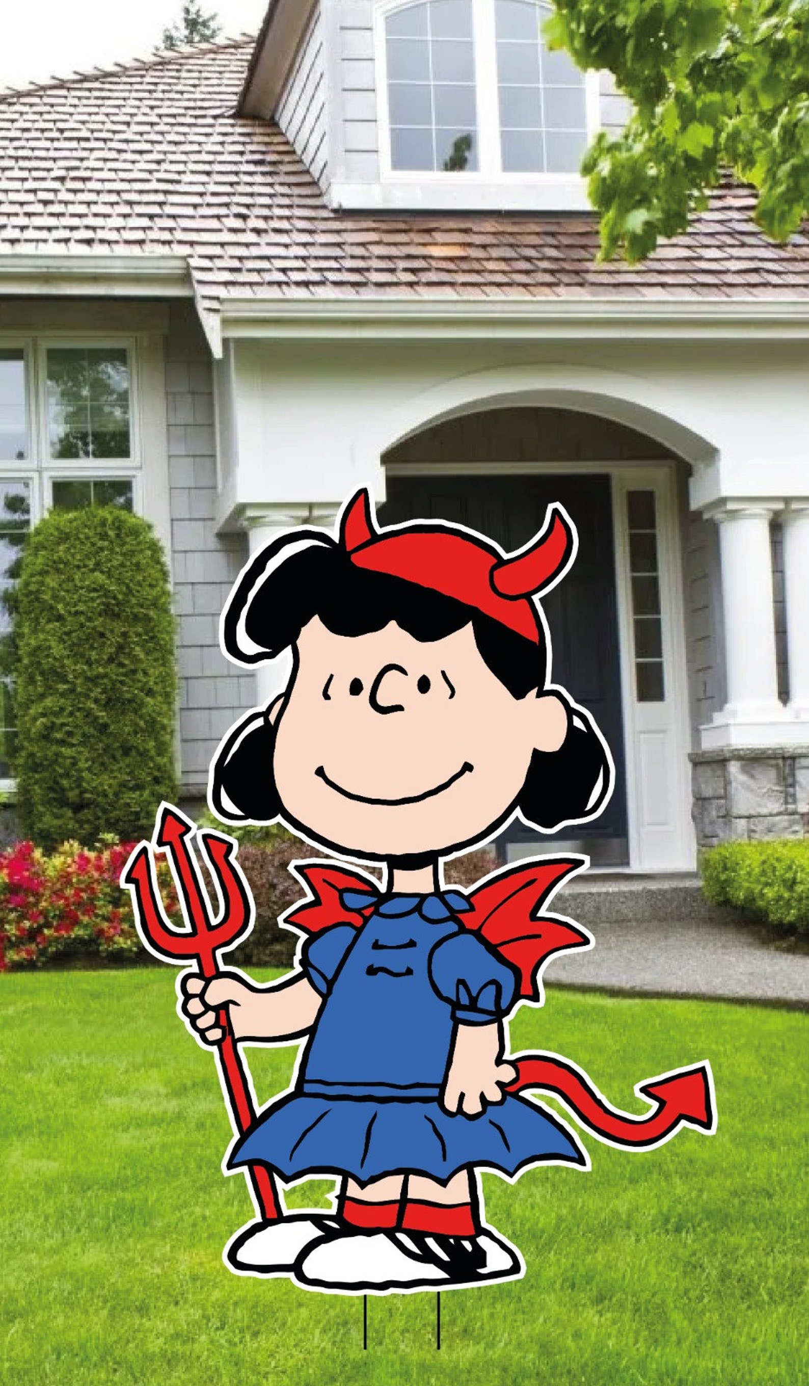 Welcome Great Pumpkin Yard Sign / Linus Brown / Sally Brown / Peanuts ...