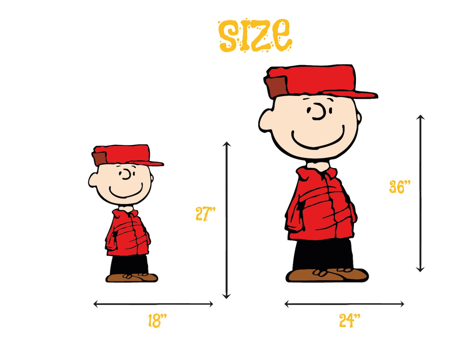Charlie Brown & Snoopy Christmas Yard Sign | Peanuts Show Logo Cut Out ...