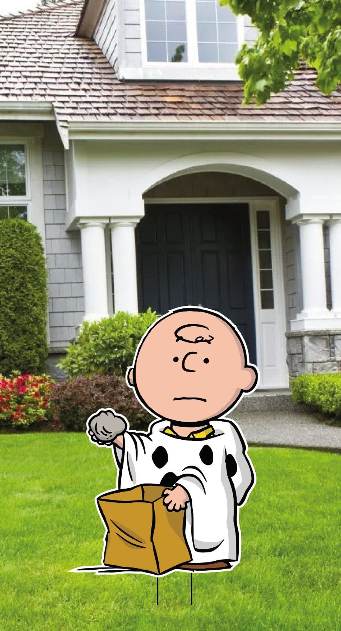 Welcome Great Pumpkin Yard Sign / Linus Brown / Sally Brown / Peanuts ...