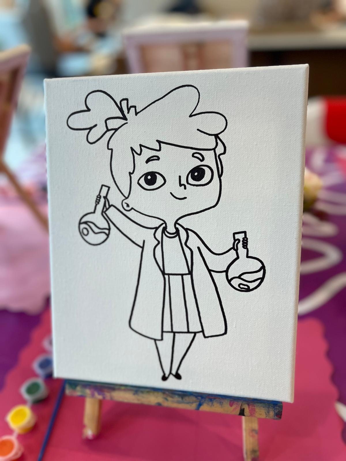 Science Paint Kids Party, Canvas, Paint Birthday, Art Station, Birthday ...