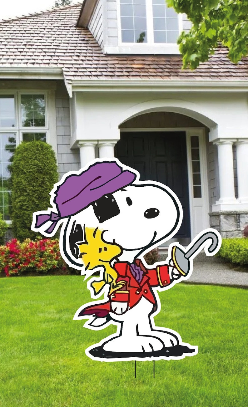 Welcome Great Pumpkin Yard Sign / Linus Brown / Sally Brown / Peanuts ...