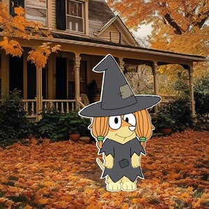 Bingo and Bluey Halloween Yard Decorations Yard Sign - Etsy