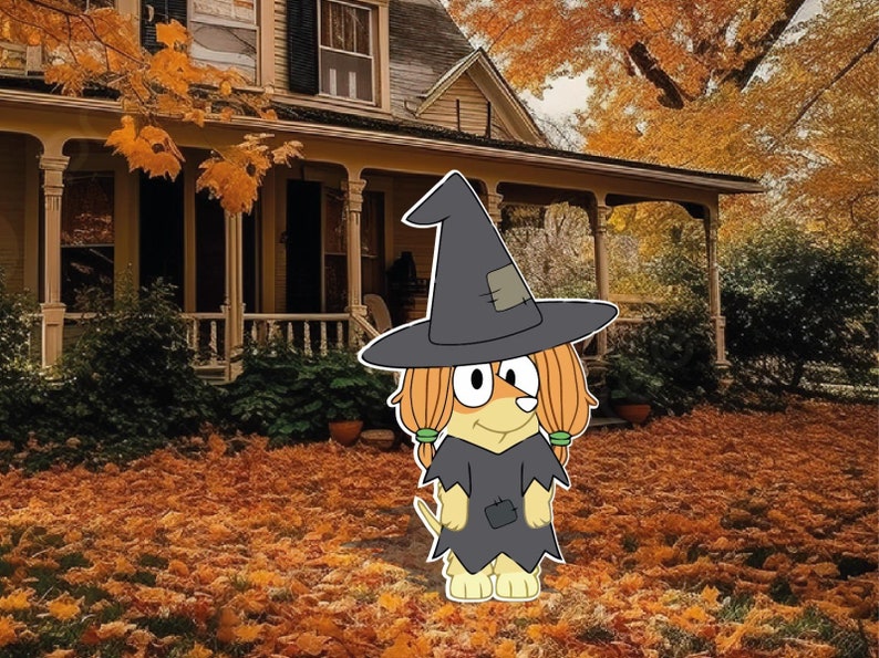 Bingo and Bluey Halloween Yard Decorations! Yard Sign - Etsy