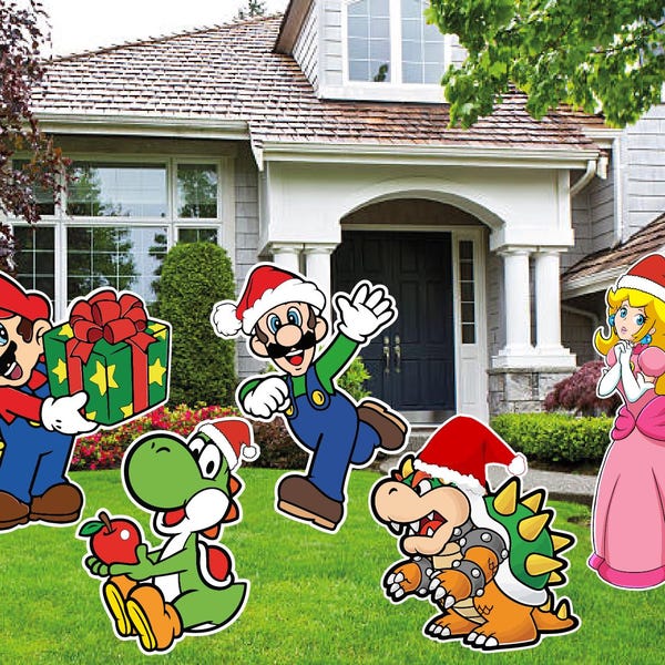 Super Mario Christmas Decorations - Etsy