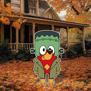 Bingo and Bluey Halloween Yard Decorations! Yard Sign - Etsy