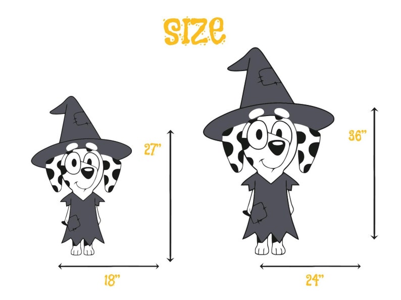 Bingo and Bluey Halloween Yard Decorations! Yard Sign - Etsy