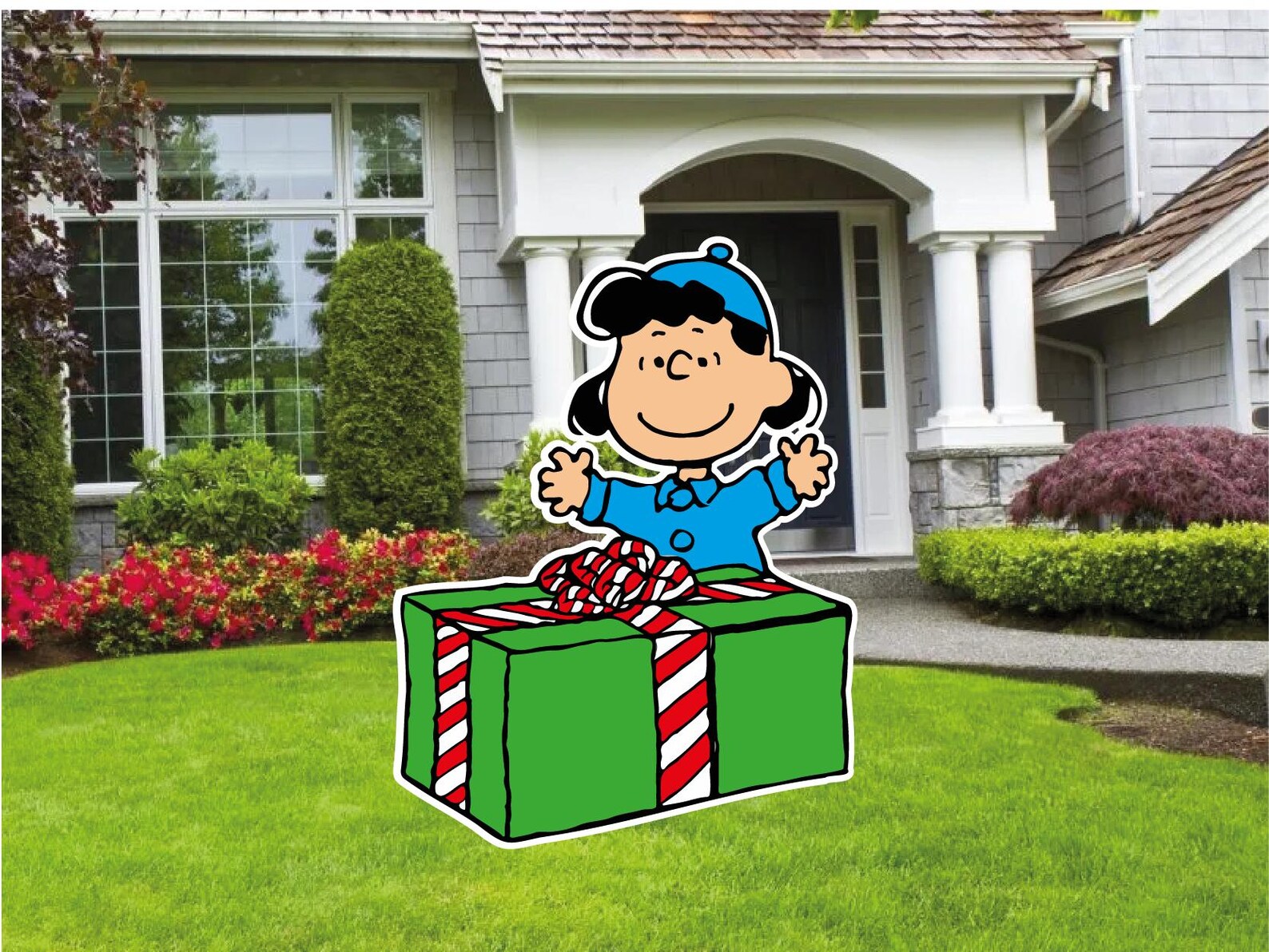 Christmas Yard Sign | Peanuts Show Logo Cut Out | Holiday Lawn Decor - Etsy