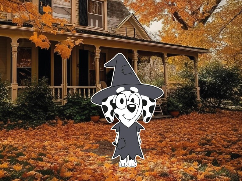 Bingo and Bluey Halloween Yard Decorations! Yard Sign - Etsy