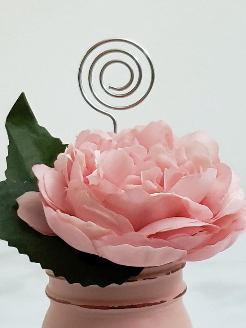 Antique Pink Handpainted Mini Mason Jar W/ Purple Peony Rose & | Etsy