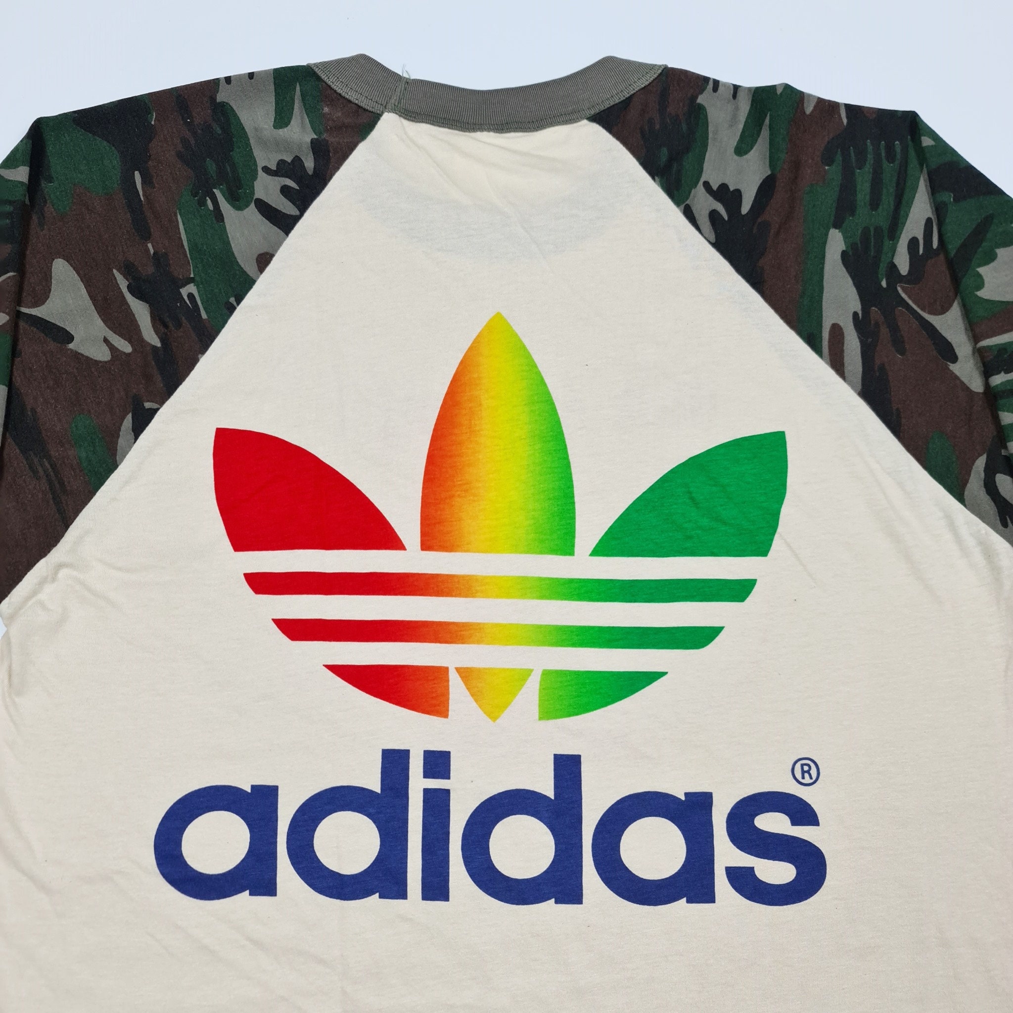 Retro Adidas Walk for Hunger Bob Wieland T-shirt Camo - Etsy UK